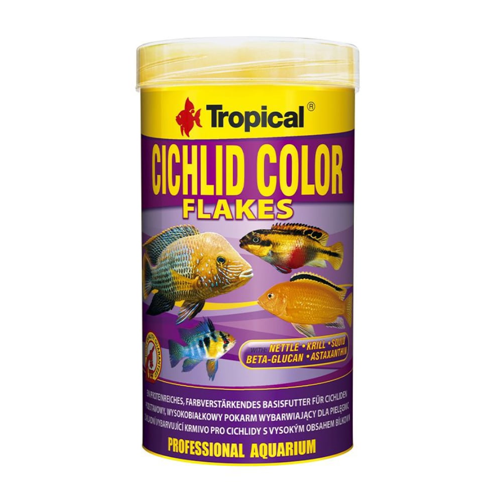 TROPICAL Cichlid Color Flakes Hrana za akvarijumske ribice 100 ml/20 g