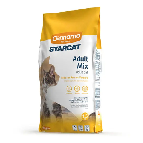 CENNAMO Star Cat Mix Piletina Hrana za mačke 15 kg