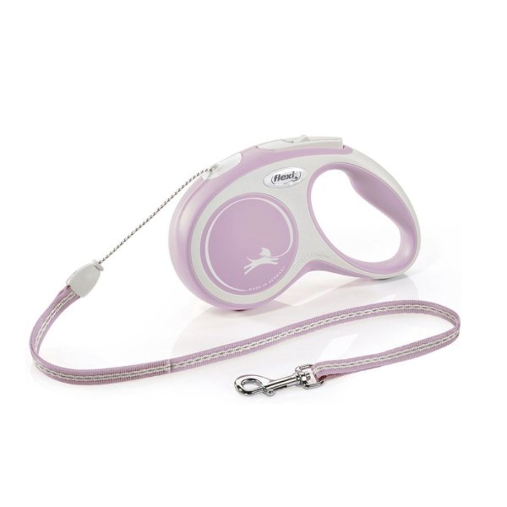 FLEXI Comfort M Cord 5m Povodac za pse Rose