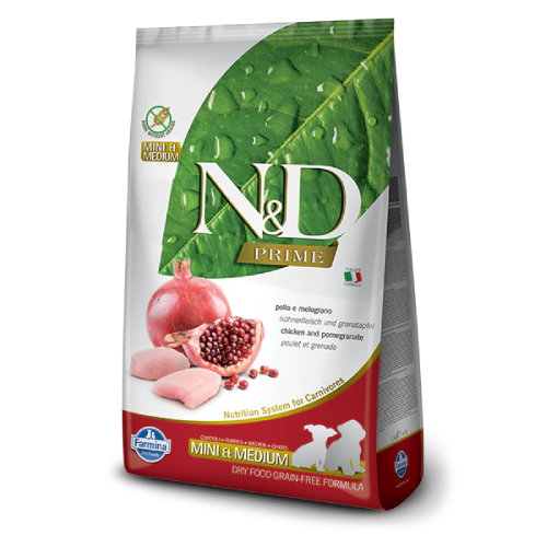 N&D Prime Chicken & Pomegranate Hrana za štence malih i srednjih rasa 7 kg