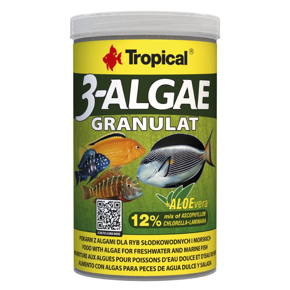 TROPICAL 3-Algae Granulat Hrana za akvarijumske ribice sa algama 100 ml/44 g