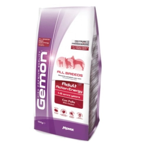 GEMON All Breeds Adult Action Energy Piletina Hrana za odrasle pse 15 kg