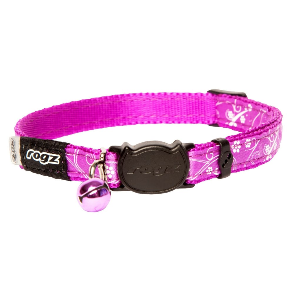 ROGZ SilkyCat Purple Filigree Ogrlica za mačke