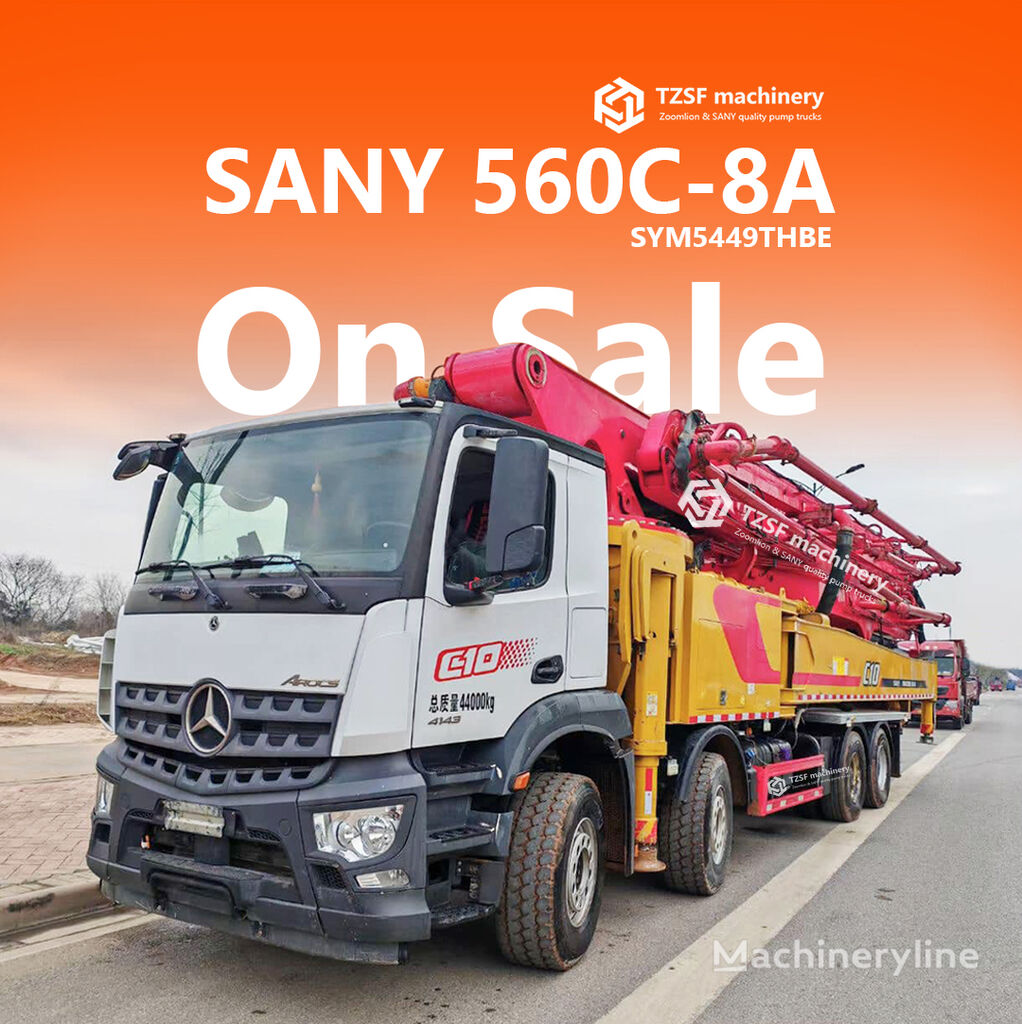 Sany SYM5449THBE 56C-8A on Mercedes-Benz chassis Euro 5 pumpa za beton