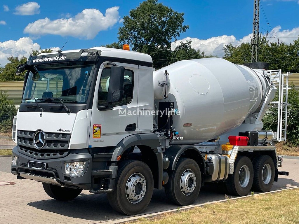 Novi Euromix MTP na šasiji Mercedes-Benz Arocs 5 3540 kamion s mešalicom za beton