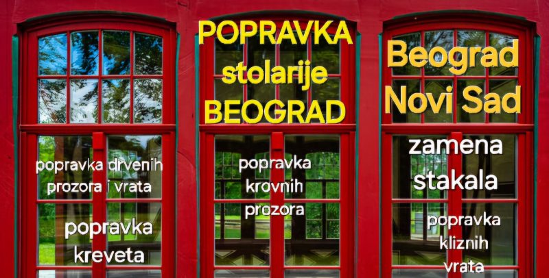 Popravka DRVENE Stolarije Srbija Beograd