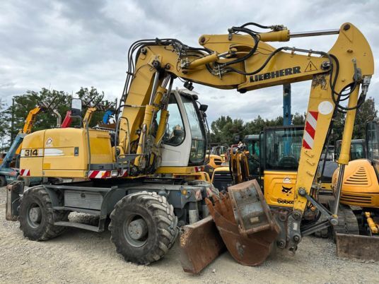 Liebherr A314 LITRONIC bager točkaš