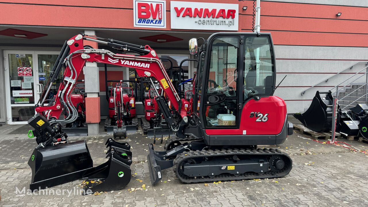 Novi Yanmar Sv26 Rototilt bager guseničar