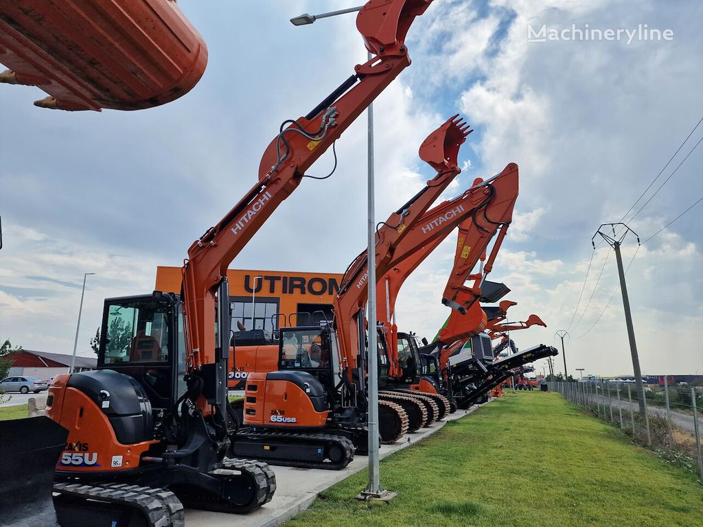 Hitachi ZX55U-6, 2023, 30h, EX DEMO-56900 EUR mini bager