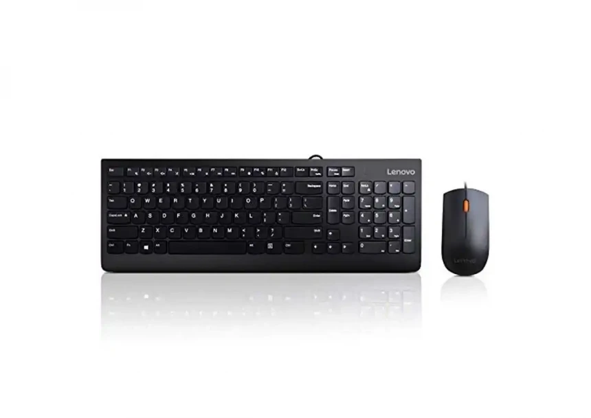 Tastatura + miš Lenovo 300 US Crna