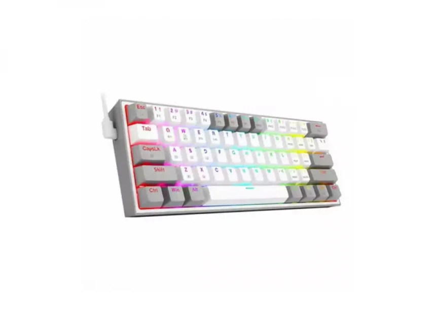 Tastatura Redragon K616-RGB-WG Fizz Pro Mehanička WIFI bela