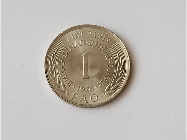 1 Dinar 1976.g - FAO - SFRJ - LEPA Kovanica