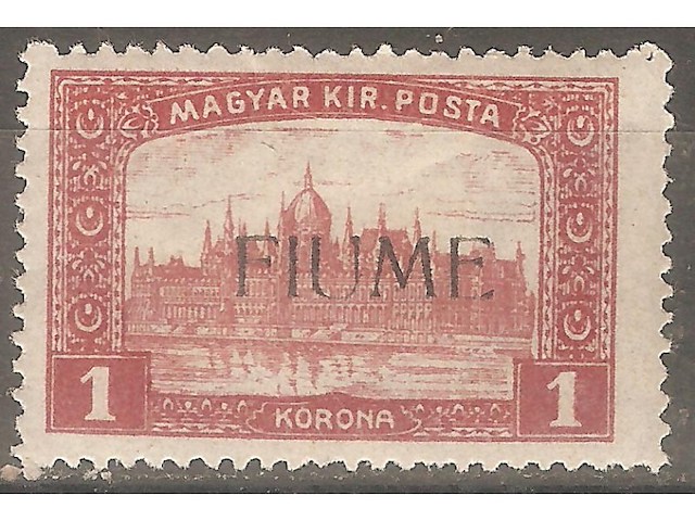 1918 - FIUME Parlament 1 Kr. MH