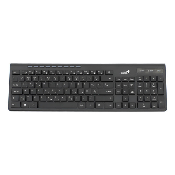 GENIUS SlimStar 7230 USB YU wireless crna tastatura