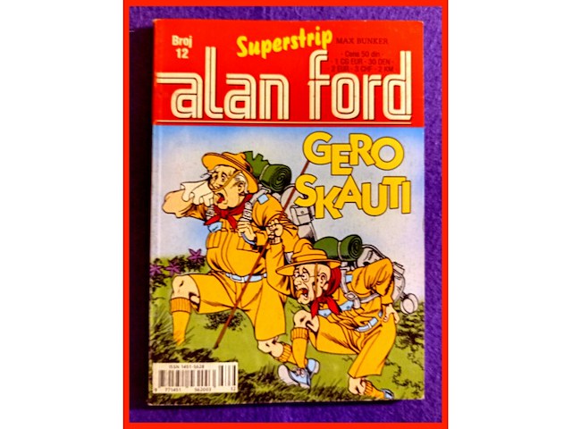 Alan Ford (Color Press Group) br. 12 Gero Skauti ✰✰✰