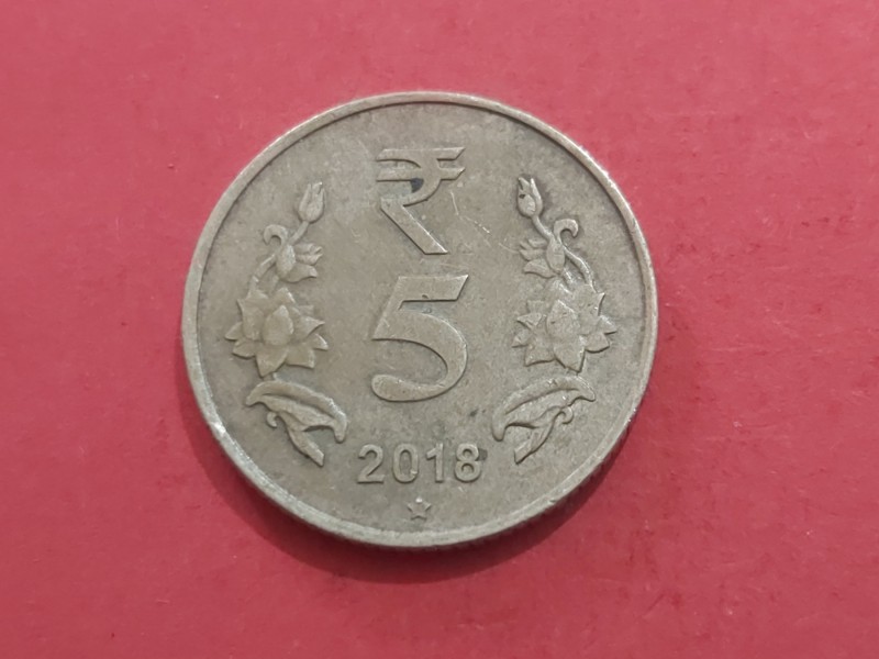 Indija - 5 rupees 2018 god