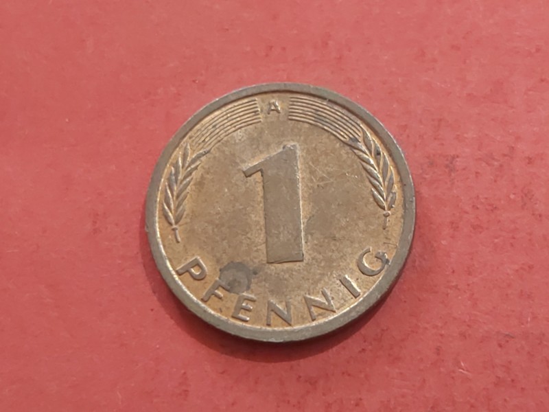 Nemačka - 1 pfennig 1991 god A