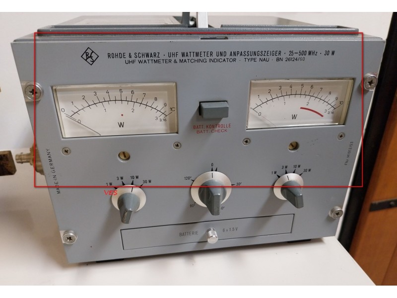 Watmetar i SWR - Rohde & Schwarz