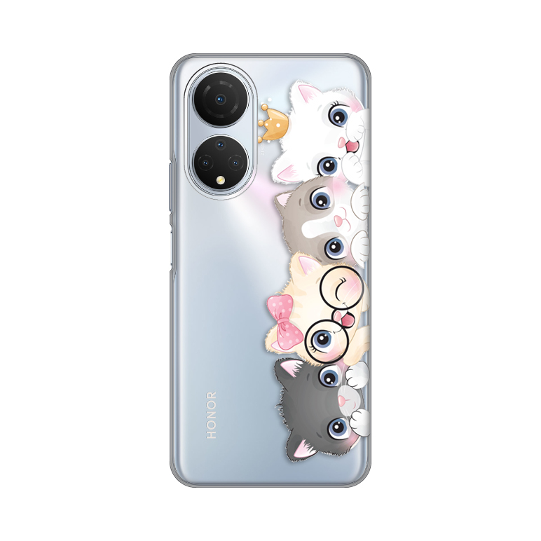 Zastitna ultra tanka (skin) maska / futrola PRINT - Huawei Honor X7 Cats
