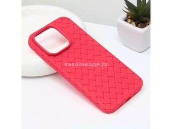 TERACELL Maska Weave za iPhone 14 Pro Crvena