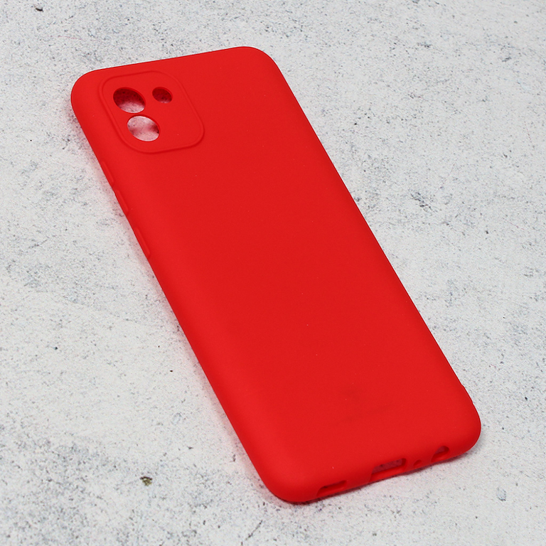 Zastitna maska (futrola) Teracell Giulietta - Samsung A035 Galaxy A03 mat crvena