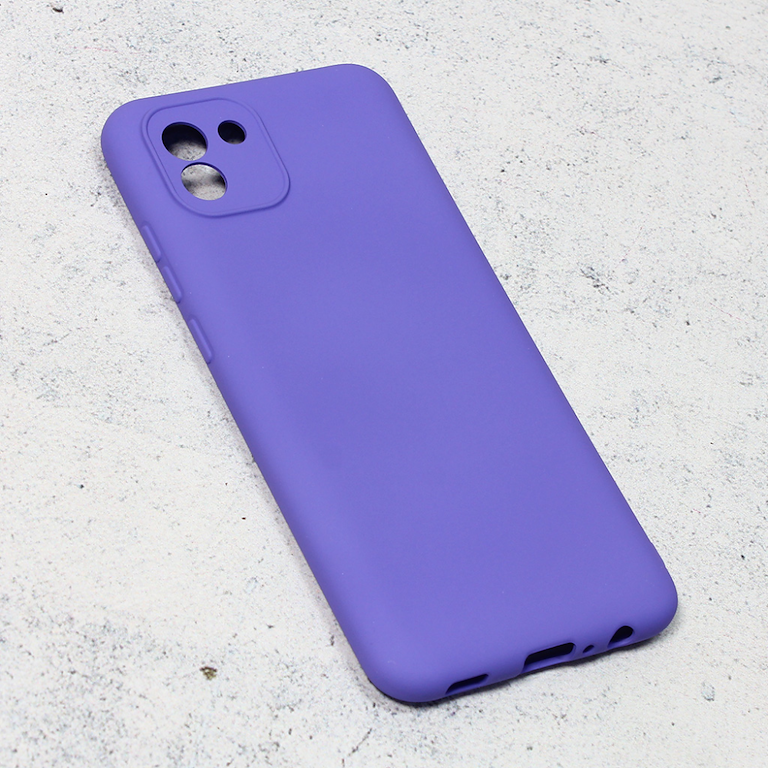 Zastitna maska (futrola) Teracell Giulietta - Samsung A035 Galaxy A03 mat ljubicasta