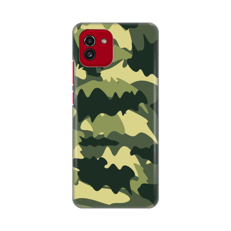 Zastitna ultra tanka (skin) maska / futrola PRINT - Samsung A035 Galaxy A03 Army
