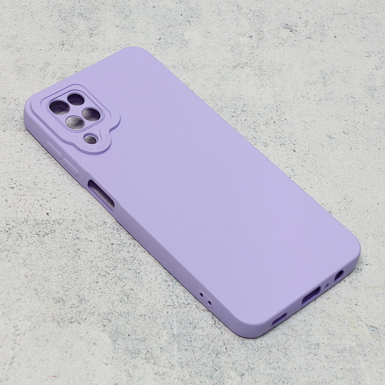 Zastitna maska (futrola) Silikon Pro Camera - Samsung A125F Galaxy A12 ljubicasta