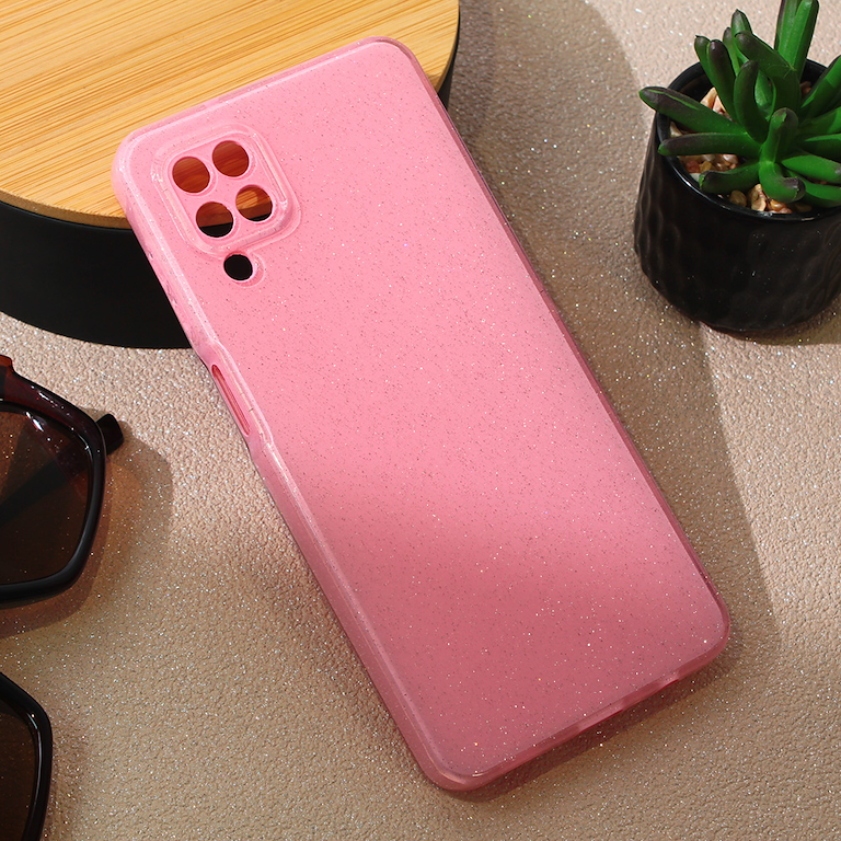 Zastitna maska (futrola) Sparkle Dust - Samsung A125F Galaxy A12 roze