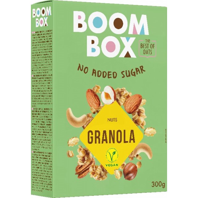 BOOM BOX OVSENA GRANOLA ORAŠASTI PLODOVI 300G