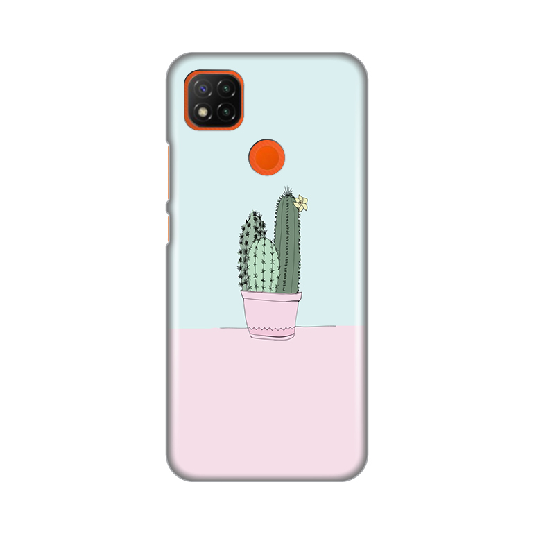 Zastitna silikonska maska (futrola) PRINT - Xiaomi Redmi 9C/Redmi 10A Cactus