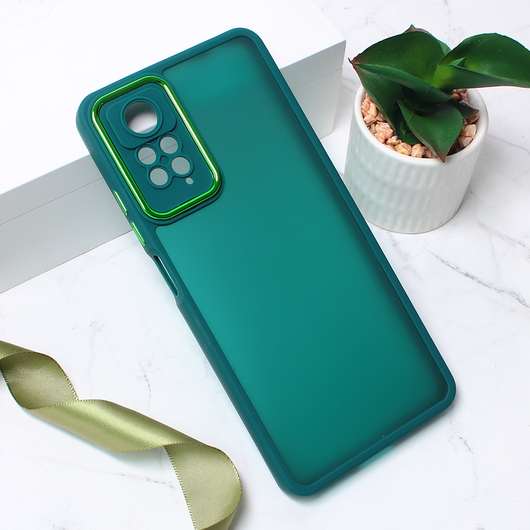 Zastitna maska (futrola) Shining Camera - Xiaomi Redmi Note 11 Pro 4G/5G/Note 12 Pro 4G tamno zelena