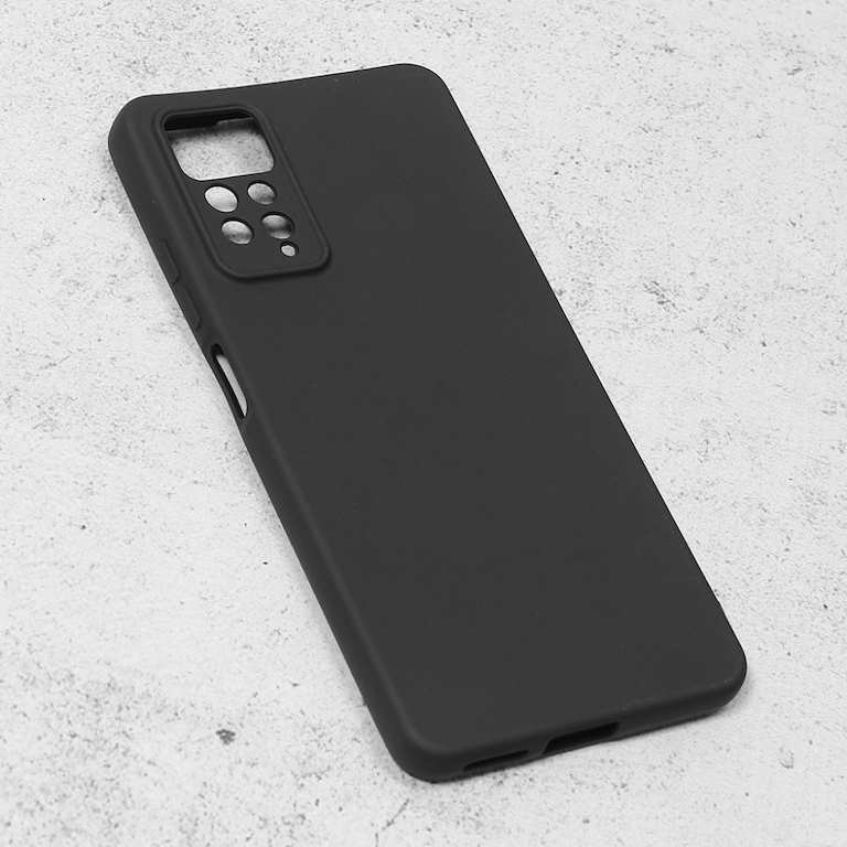 Zastitna maska (futrola) Teracell Giulietta - Xiaomi Redmi Note 11 Pro 4G/5G/Note 12 Pro 4G (EU) mat crna