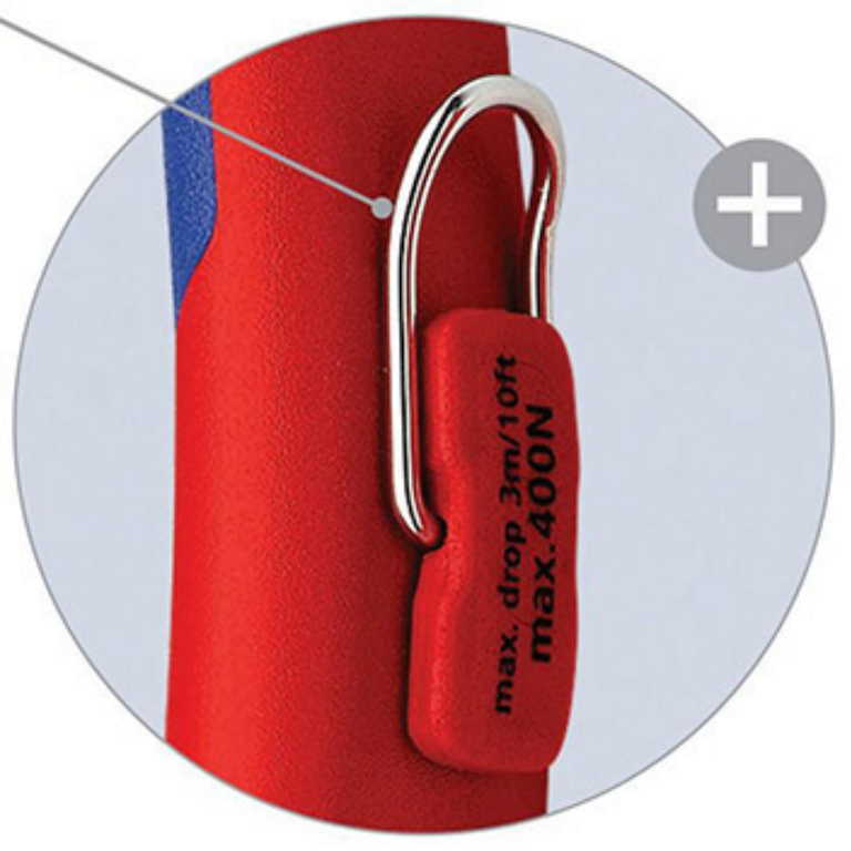 Knipex – Ključ klešta hromirana 250mm 52mm sa mogućnošću kačenja – 86 05 250 T BK