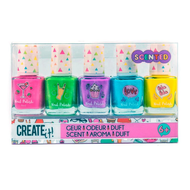 CREATE IT! SET ZA ULEPSAVANJE NOKTIJU AROMA 5PCS