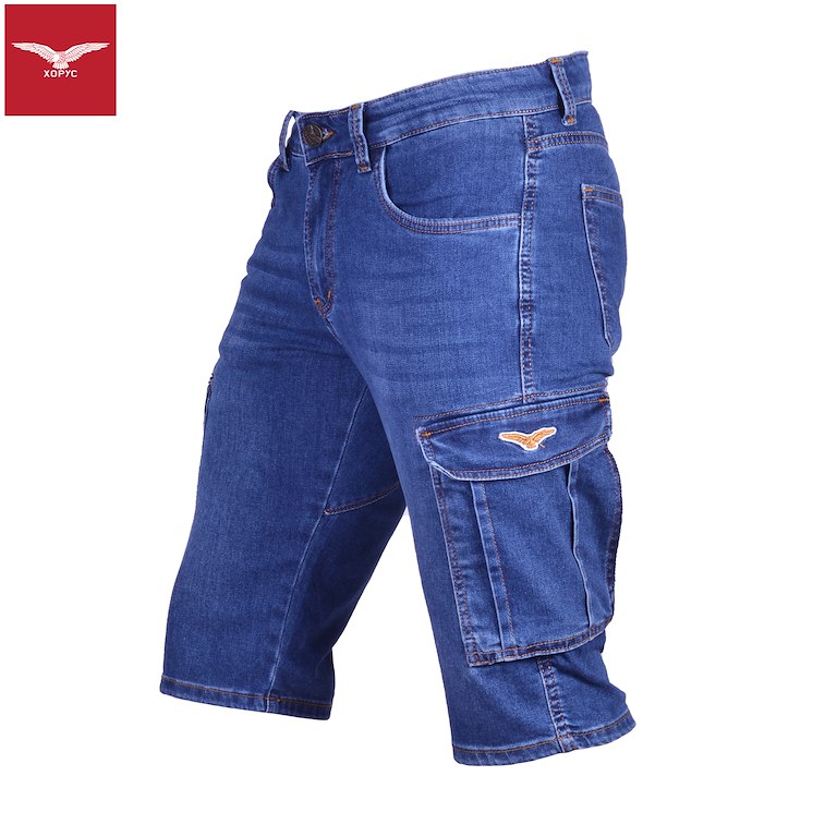 Bermude B-8 - Navy blue jeans