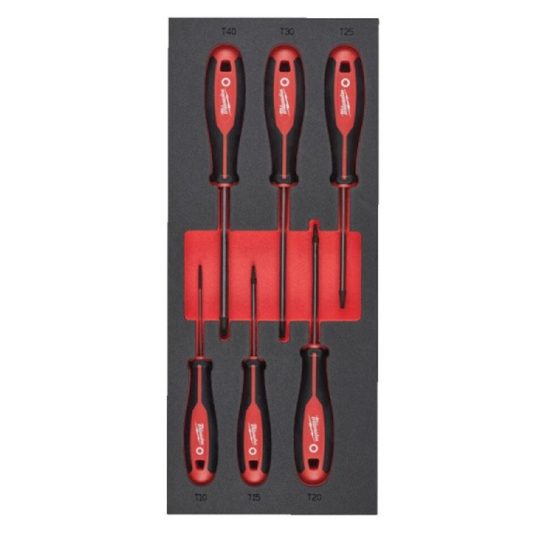 Milwaukee -Set šrafcigera za Torx šrafove, T10 – T40, 6 kom. – 4932492392