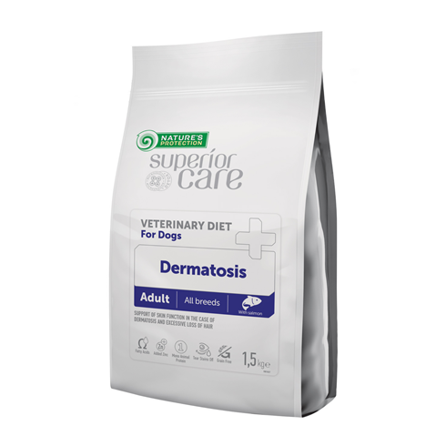 Nature's Protection Dog Vet Diet Dermatosis Salmon Grain Free 1.5kg