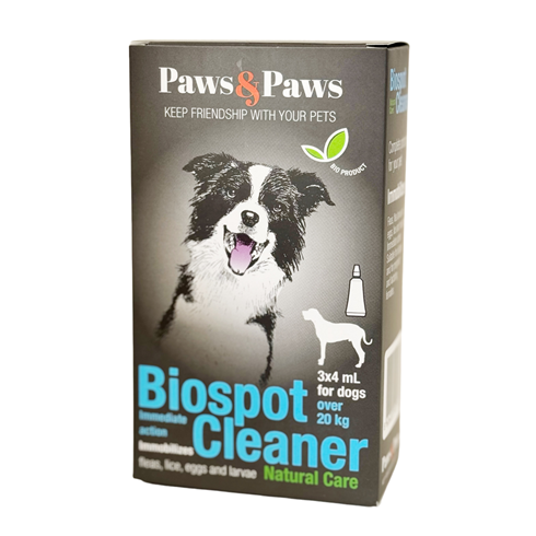 PAWS&PAWS BioSpot Cleaner za pse preko 20kg protiv spoljašnjih parazita 4ml