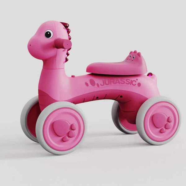 Guralica Baby balans bicickl Dino 767 – roze