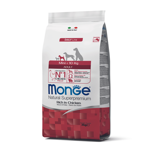 Monge mini adult piletina 3kg