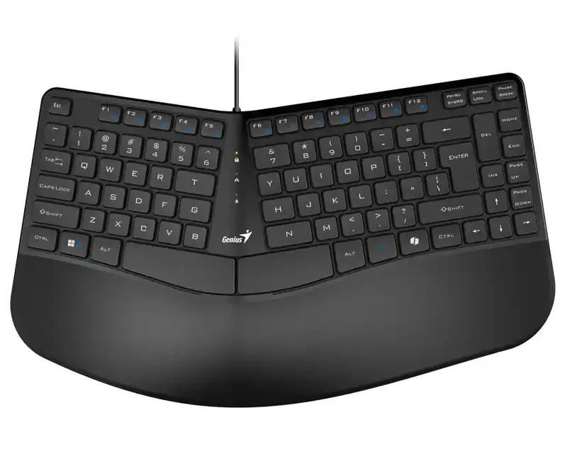 Ergonomska tastatura Genius KB-700 USB YU Crna