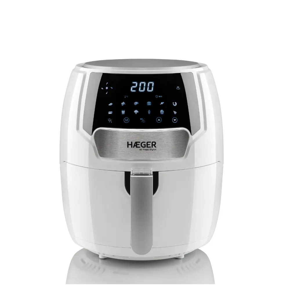HAEGER AF-D42.007A FRITEZA NA TOPAO VAZDUH DIGITALNA 4,2L BELA