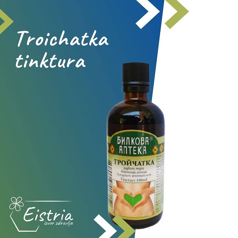 Troichatka tinktura sredstvo za čišćenje od parazita 100 ml