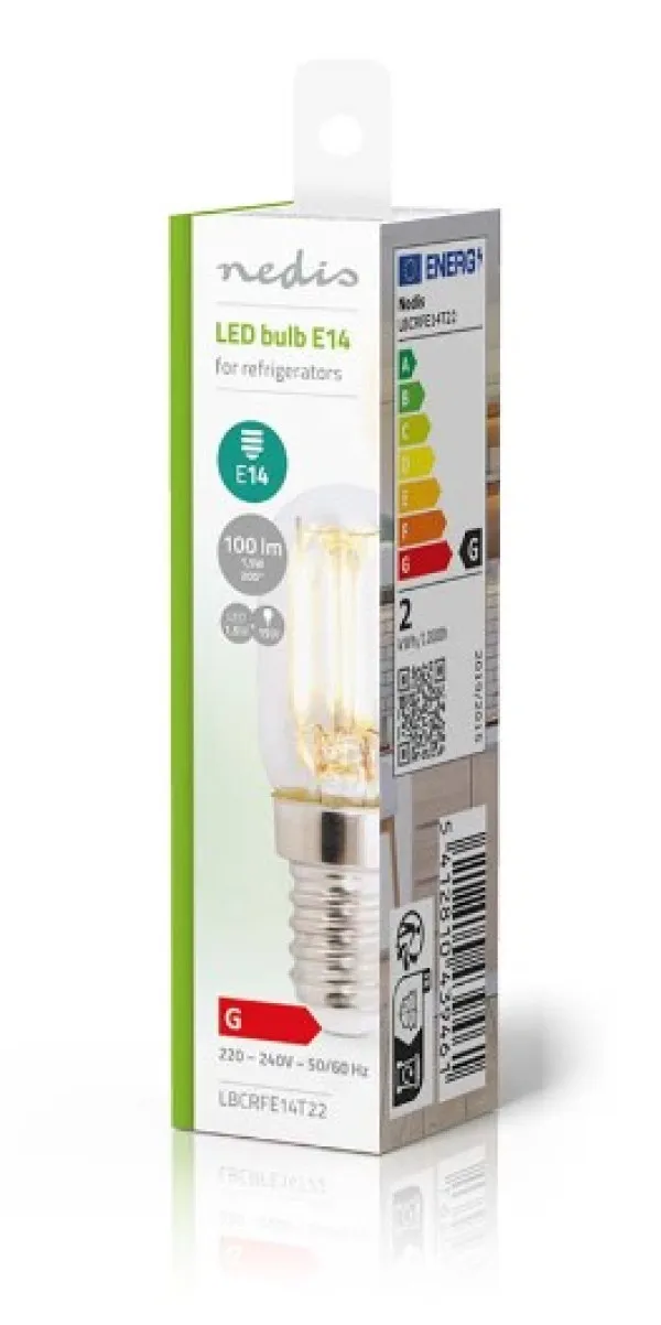 NEDIS LBCRFE14T22 Sijalica za frizider LED, E14, T22, 1.5W