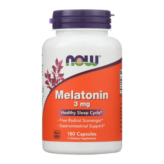 NOW® Foods Melatonin 3mg 180kap