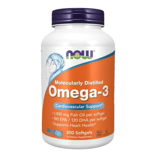 NOW® Foods Omega-3 Fish Oil 1000 mg 200kap
