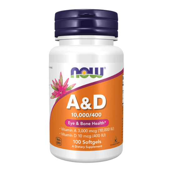 NOW® Foods Vitamin A & D 10,000/400 IU 100kap