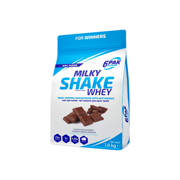 6PAK Milky Shake Whey 1800g čokolada