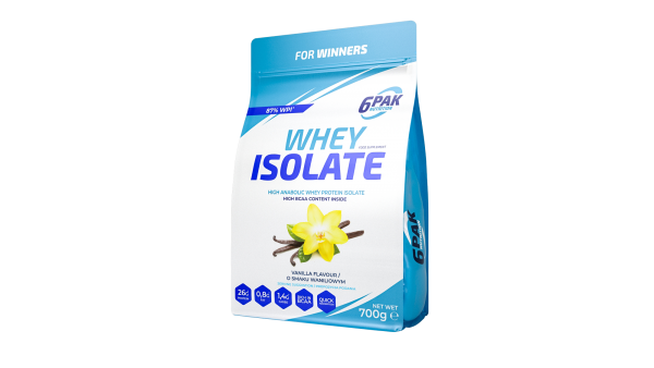 6PAK Whey Isolate 700g vanila